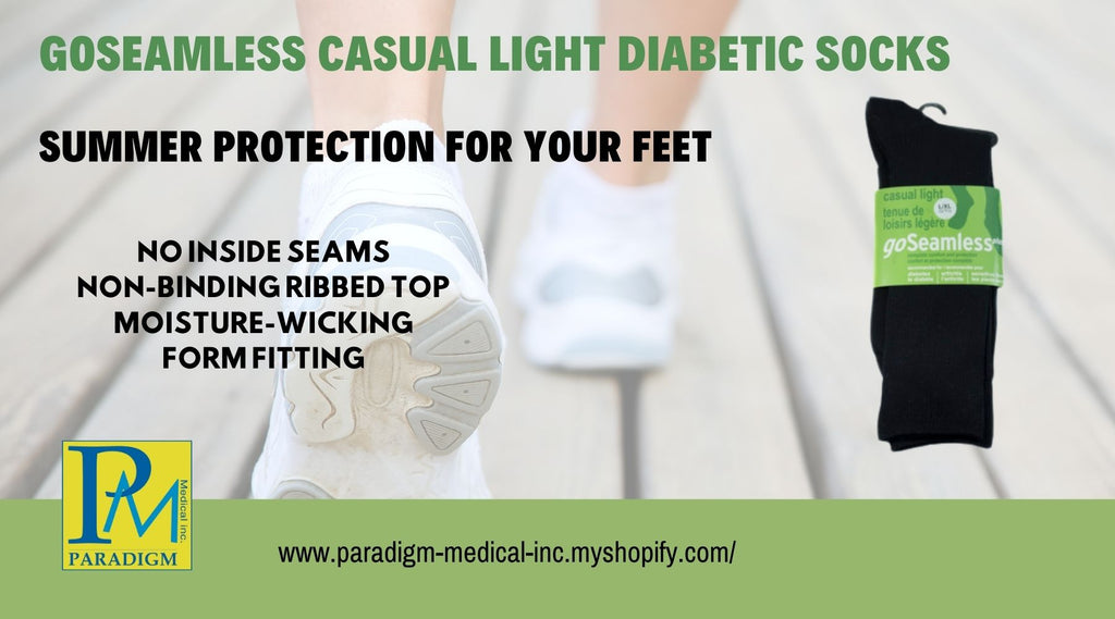LIGHTWEIGHT DIABETIC SOCKS FOR SUMMER